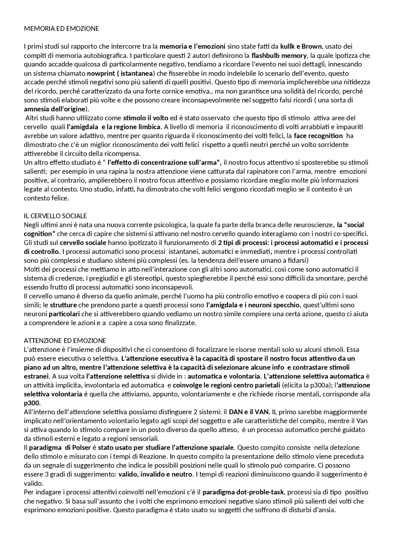 Appunti Vari Di Processi Metacognitivi Docsity