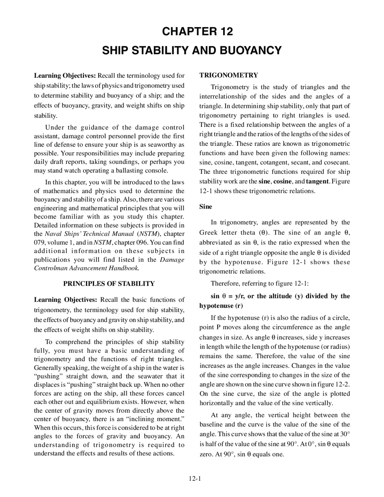 SHIP STABILITY (Formulas) | Summaries Construction | Docsity