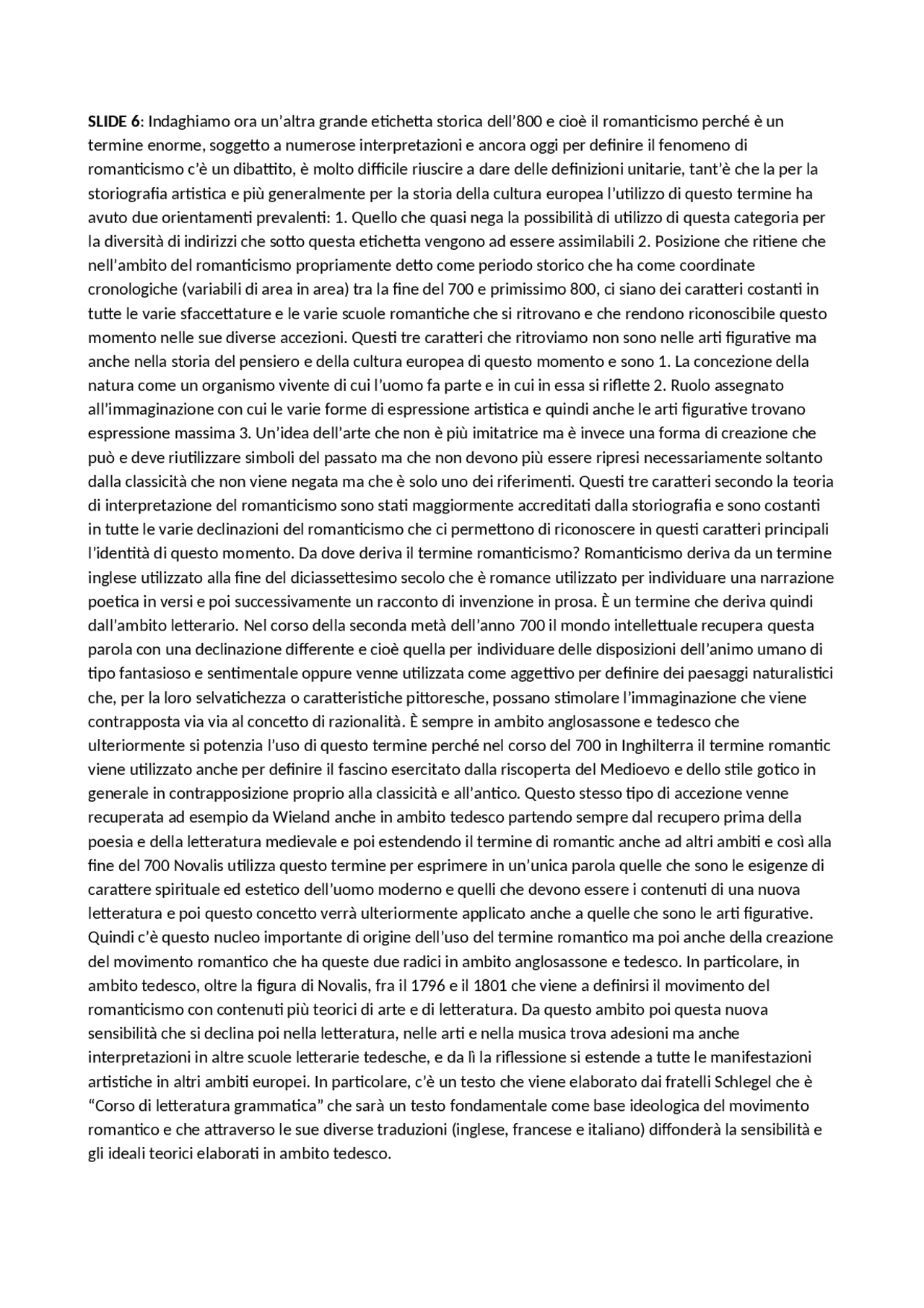 Appunti settima lezione - Docsity