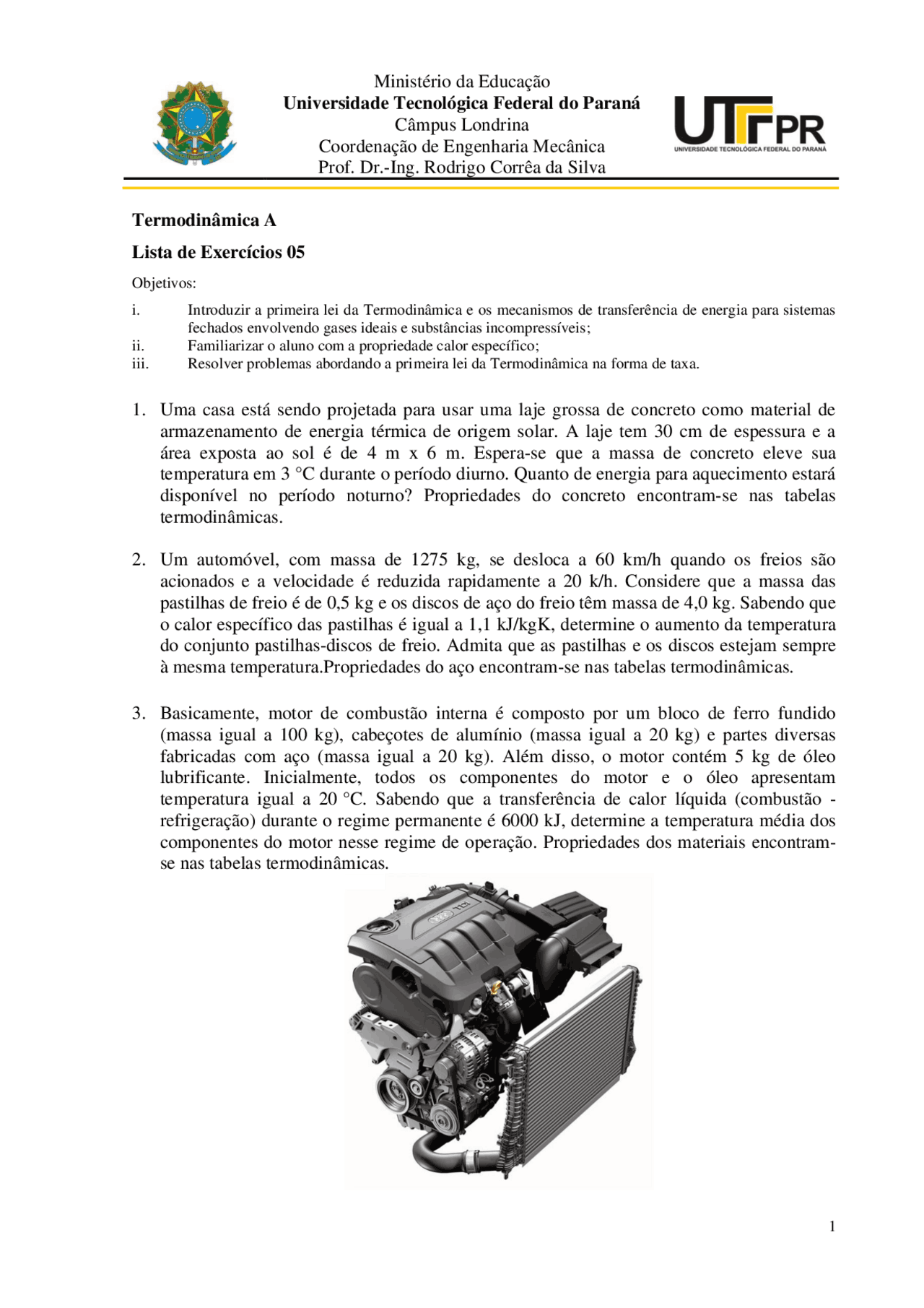 Exercícios Propostos De Termodinâmica A Docsity