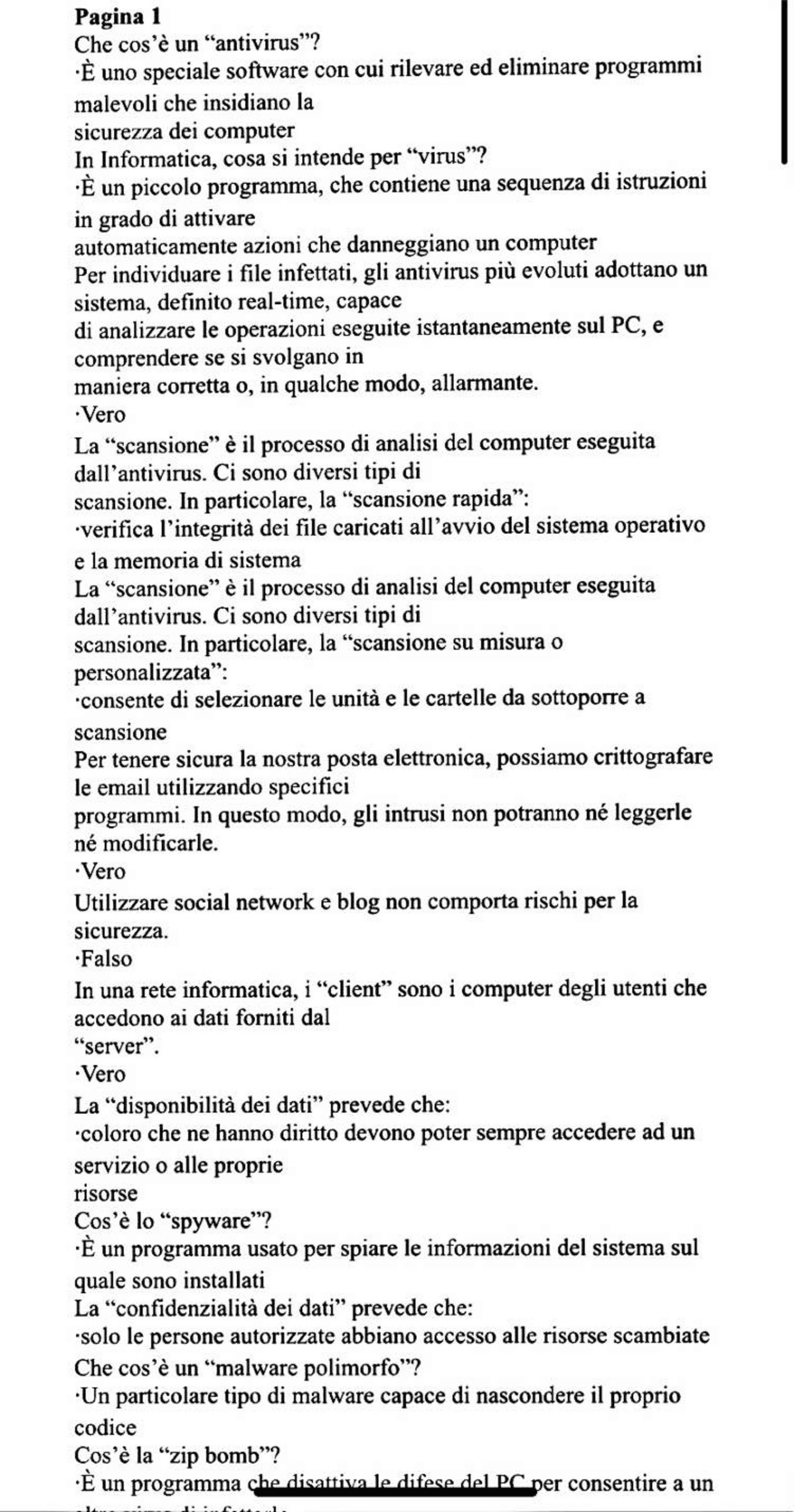 Eipass Prima Pagina Modulo 4 Docsity