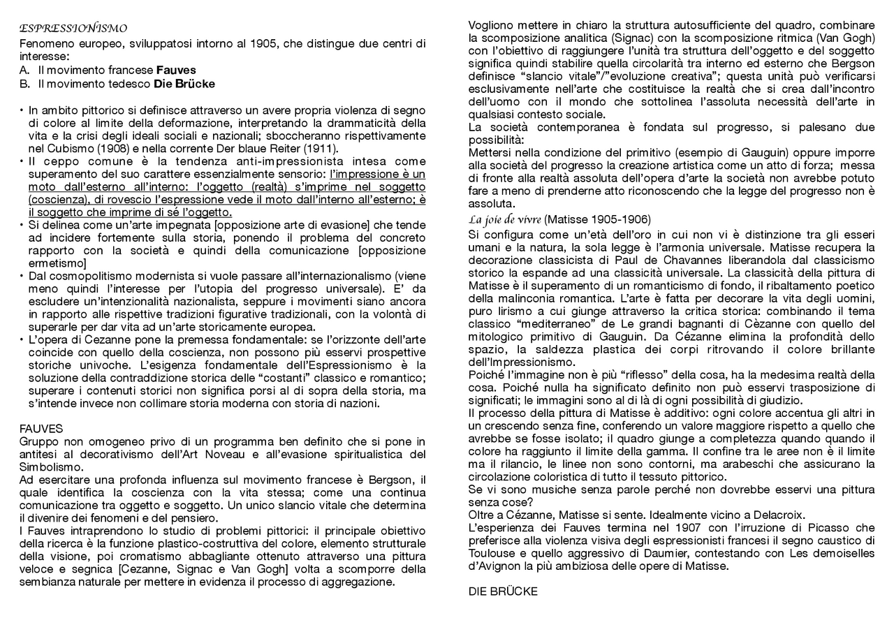 Riassunti Riassunti Del Libro Argan Docsity