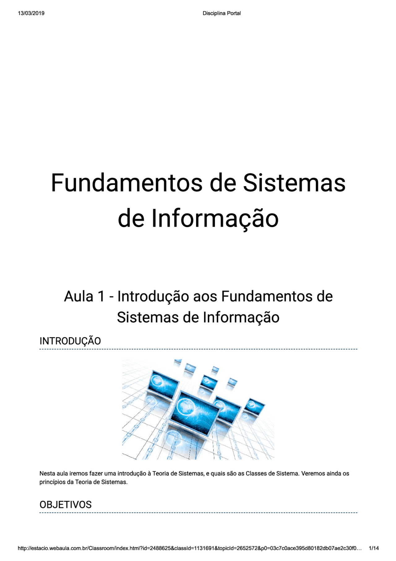 Fundamentos De Sistema De Informação Docsity