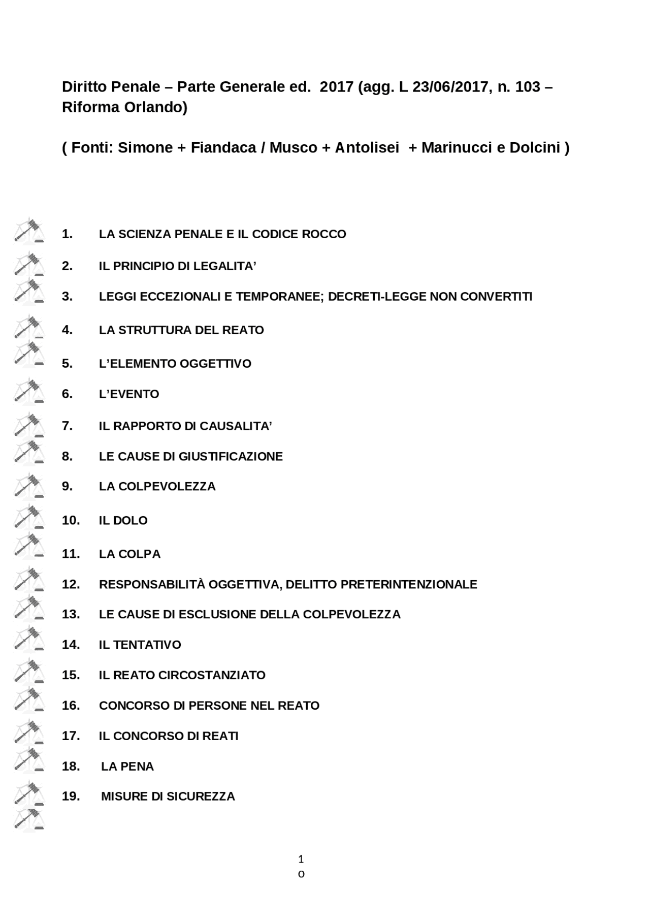 Schemi Del Diritto Penale Docsity