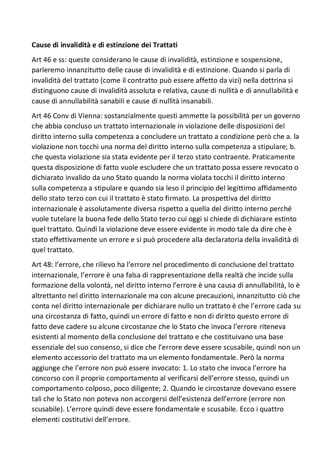 Appunti Diritto Internazionale Conforti Docsity