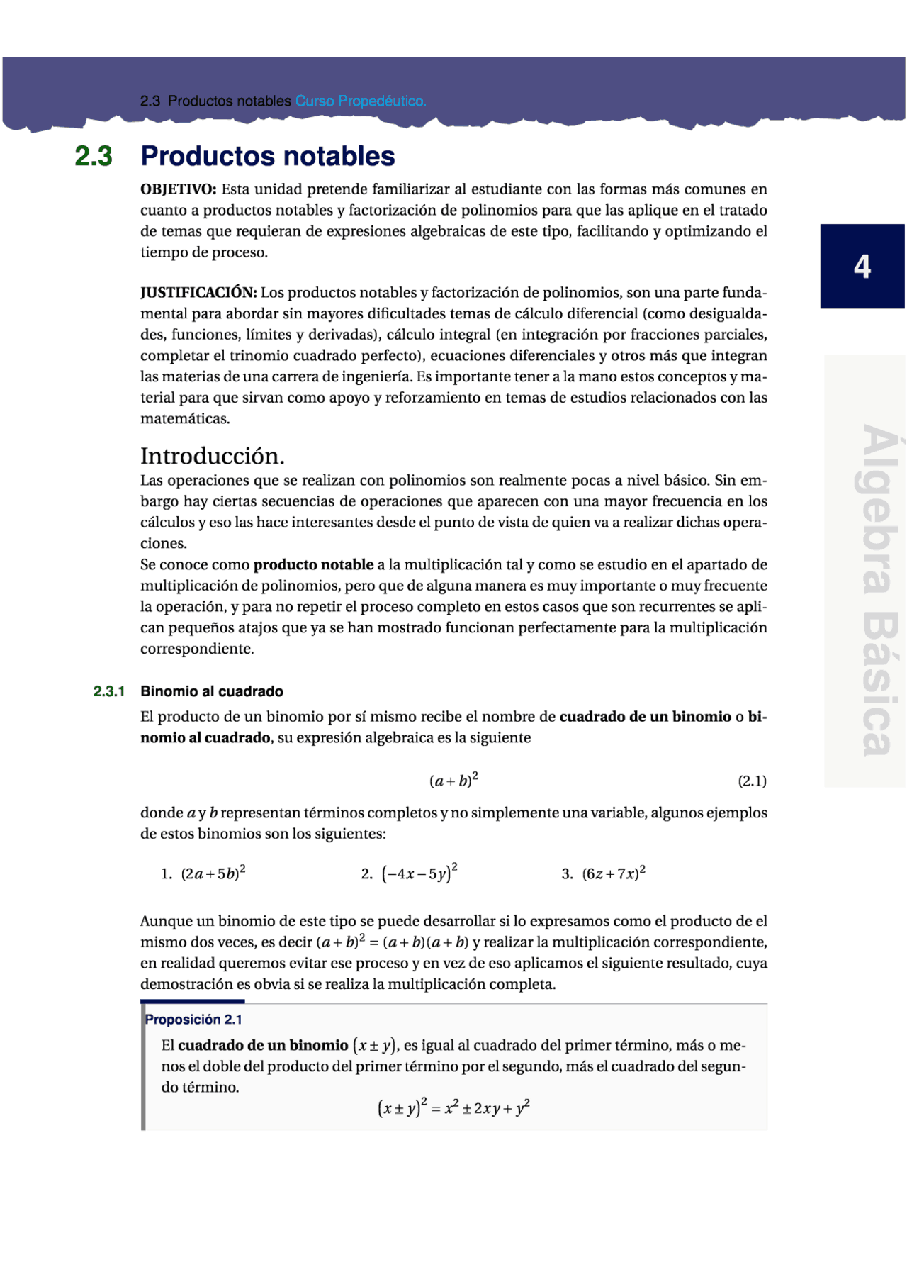 Productos Notables Y Ejercicios Docsity