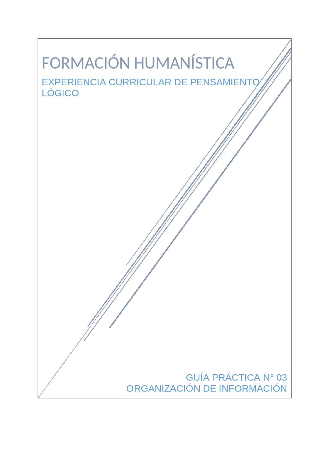 Pensamiento Logico Guia Practica Sesion 1 Monografías Ensayos De