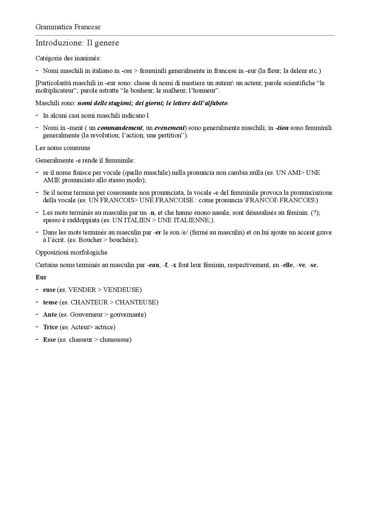 Grammatica Francese Plurale Docsity grammatica-francese-plurale-docsity