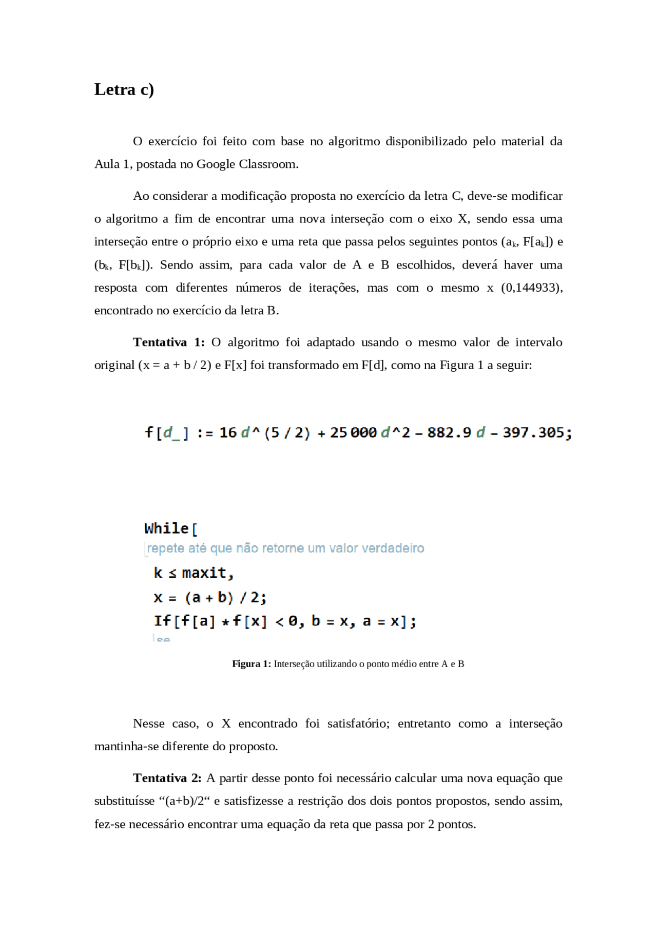 Lista De Exercício De Calculo Numérico Docsity