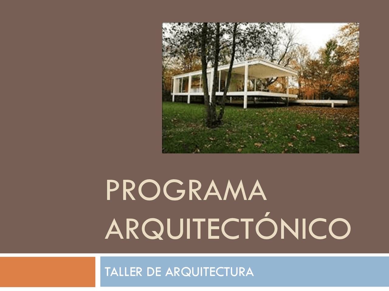 Programa Arquitectónico - Docsity