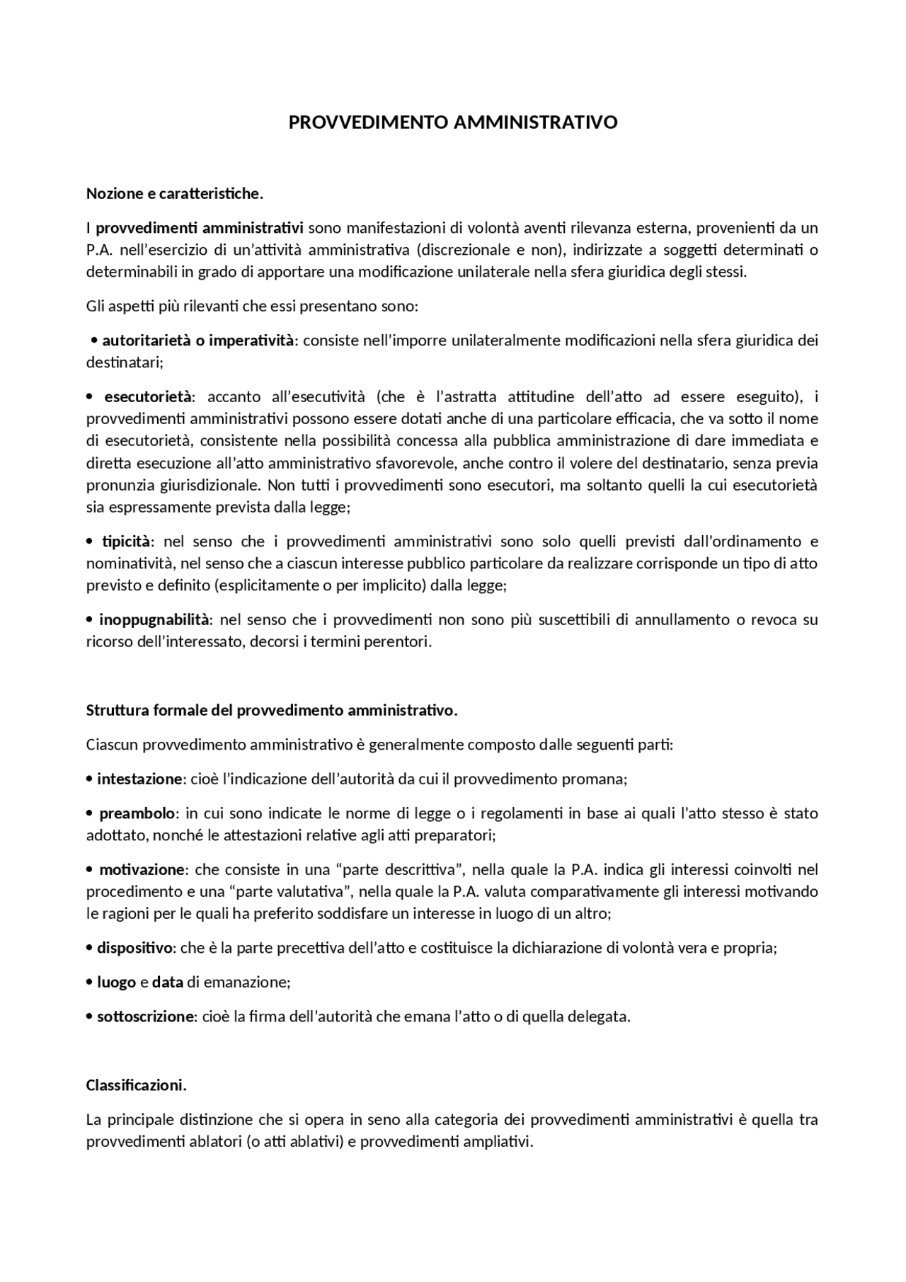 Appunti Di Diritto Amministrativo Docsity
