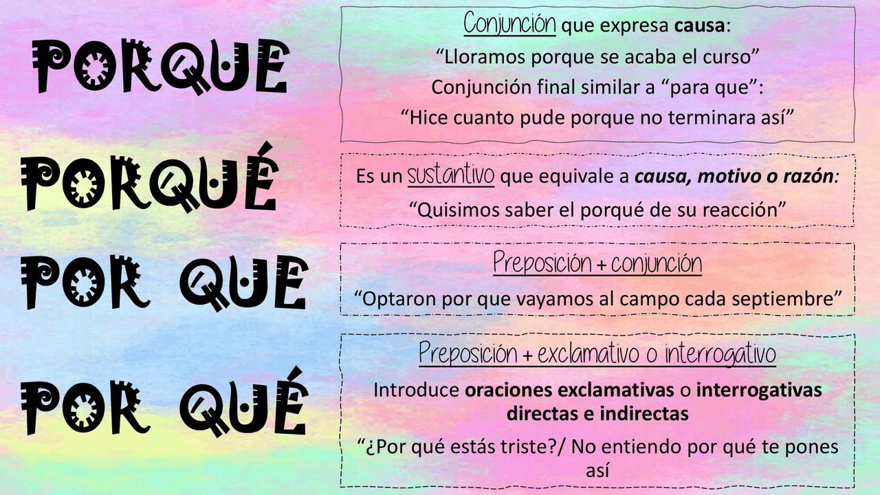 Tipos De Porque Exemplos - MAGEDU