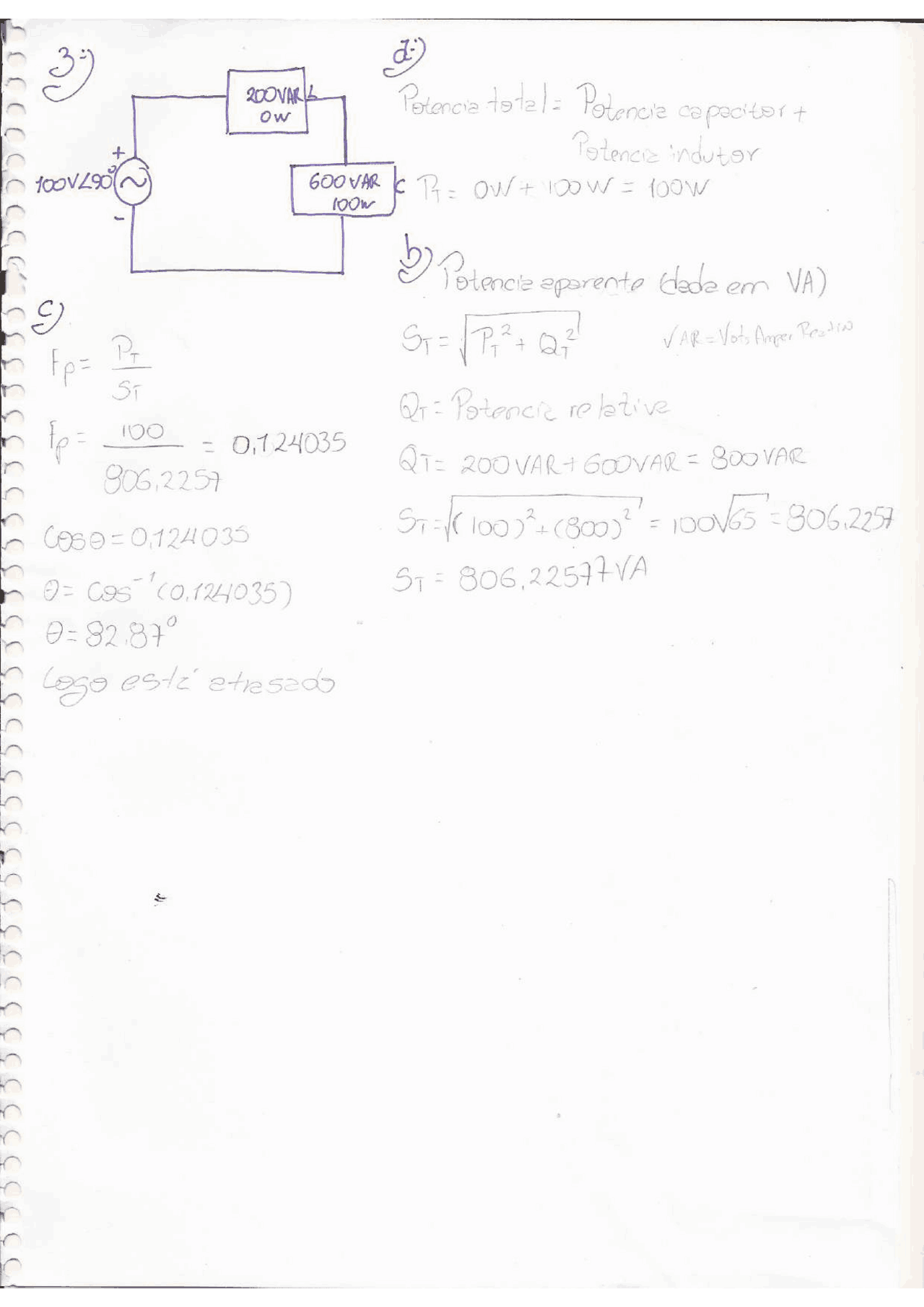 Questoes De Circuitos Docsity