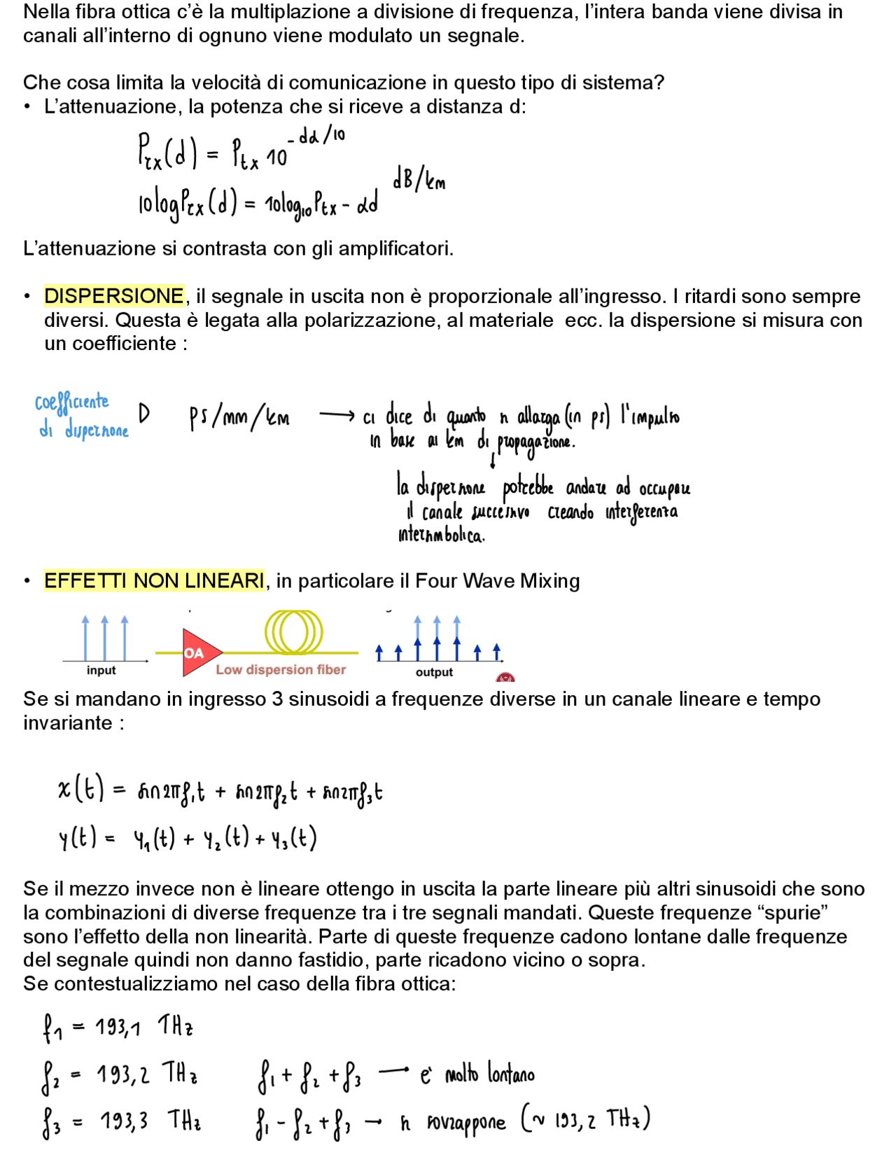 7)Fibra ottica, parity check, error detection and correction, distanza ...