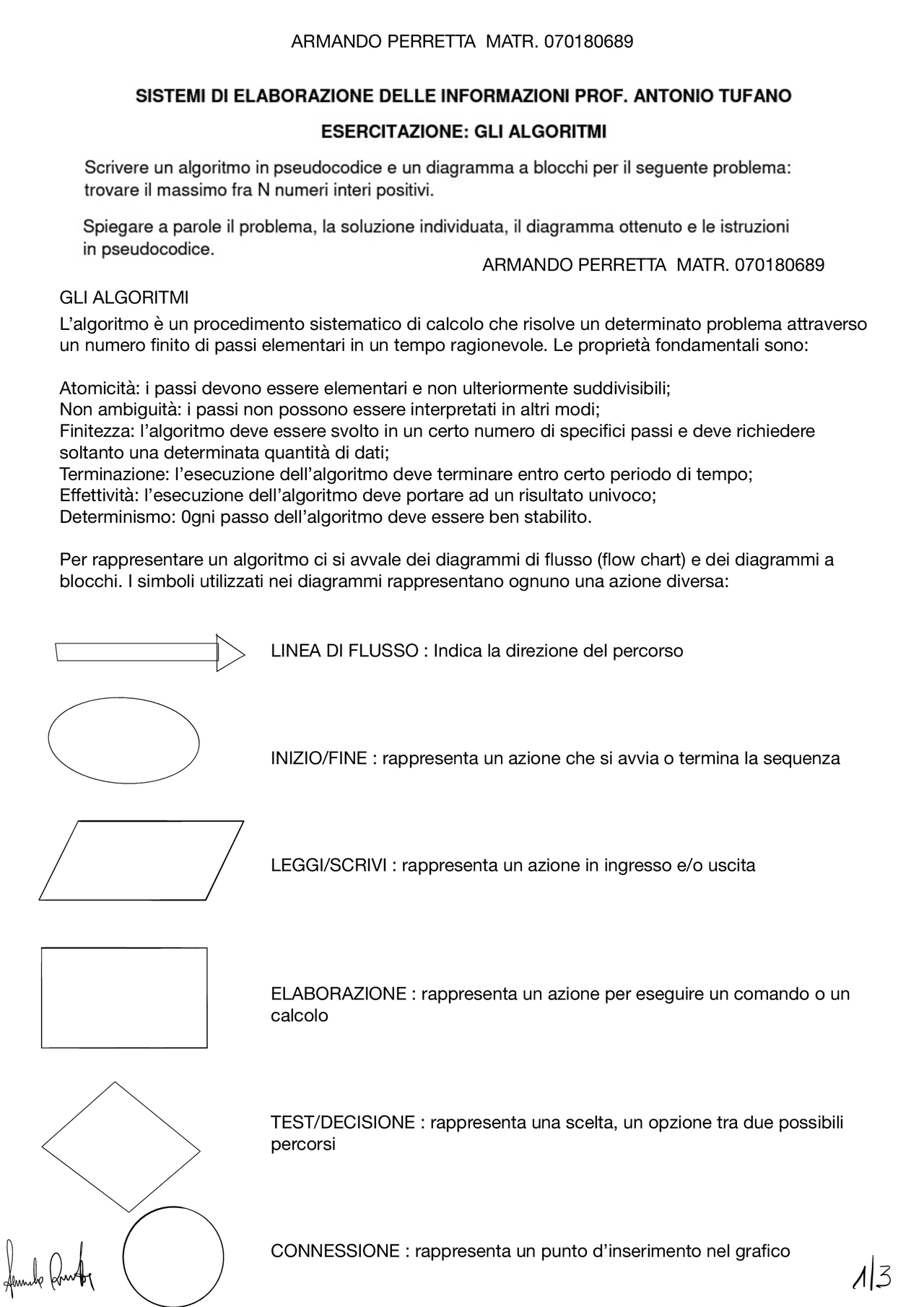 Elaborato 1 Sistemi Di Elaborazione Delle Informazioni Docsity