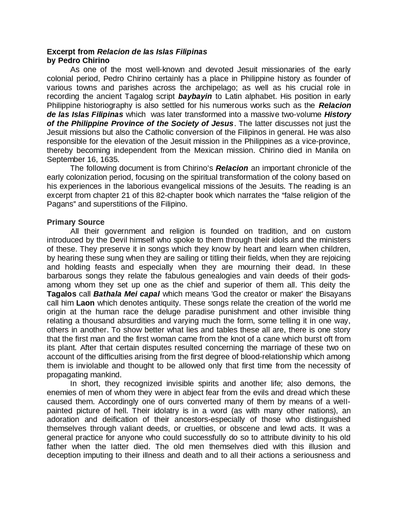 History of the filipino people | Essays (university) History | Docsity