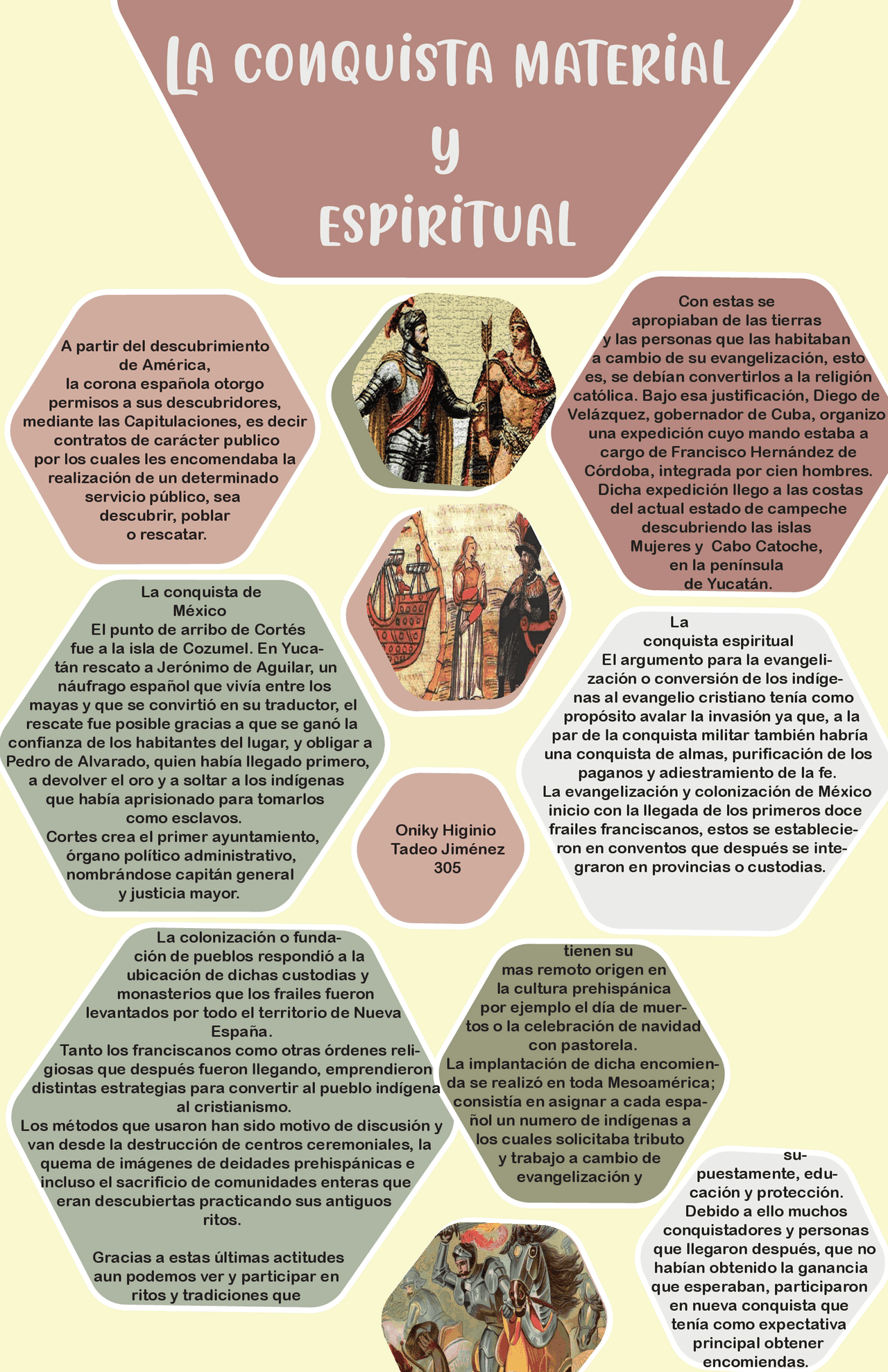 Conquista material y espiritual en México | High school final essays ...