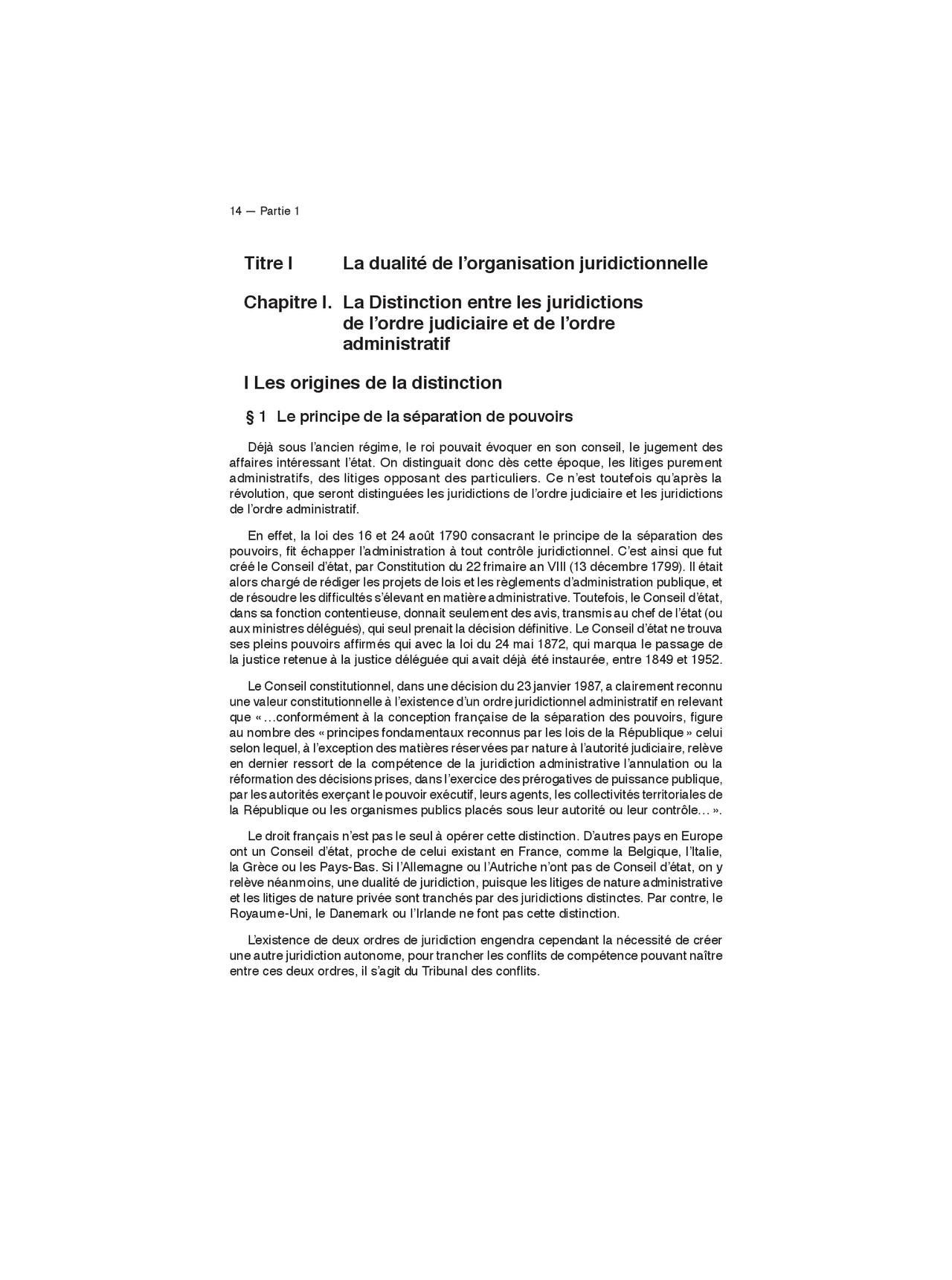 La Dualité De Lorganisation Juridictionnelle Docsity