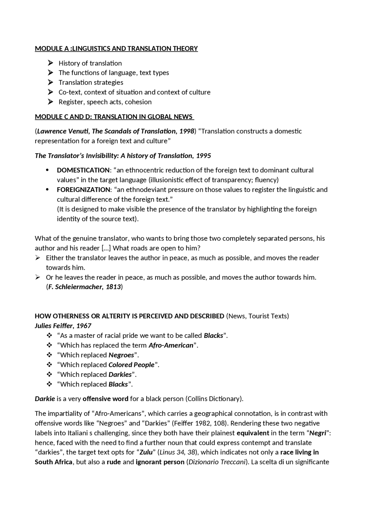 Riassunto Del Modulo C Docsity