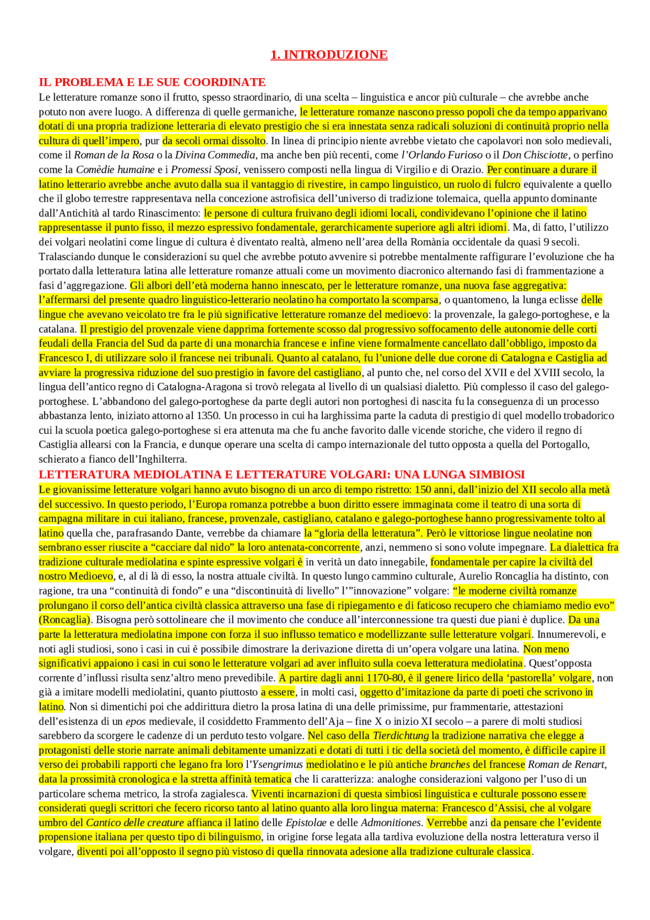 Riassunto Del Meneghetti Docsity