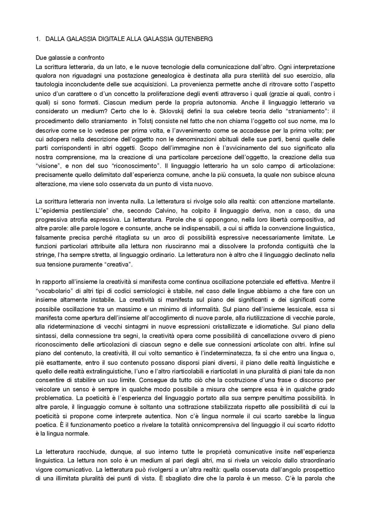 Sintesi Del Libro Completo Docsity
