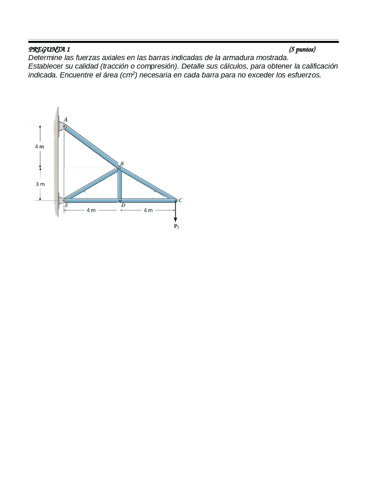 Ejercicos Resistencia De Materiales Docsity