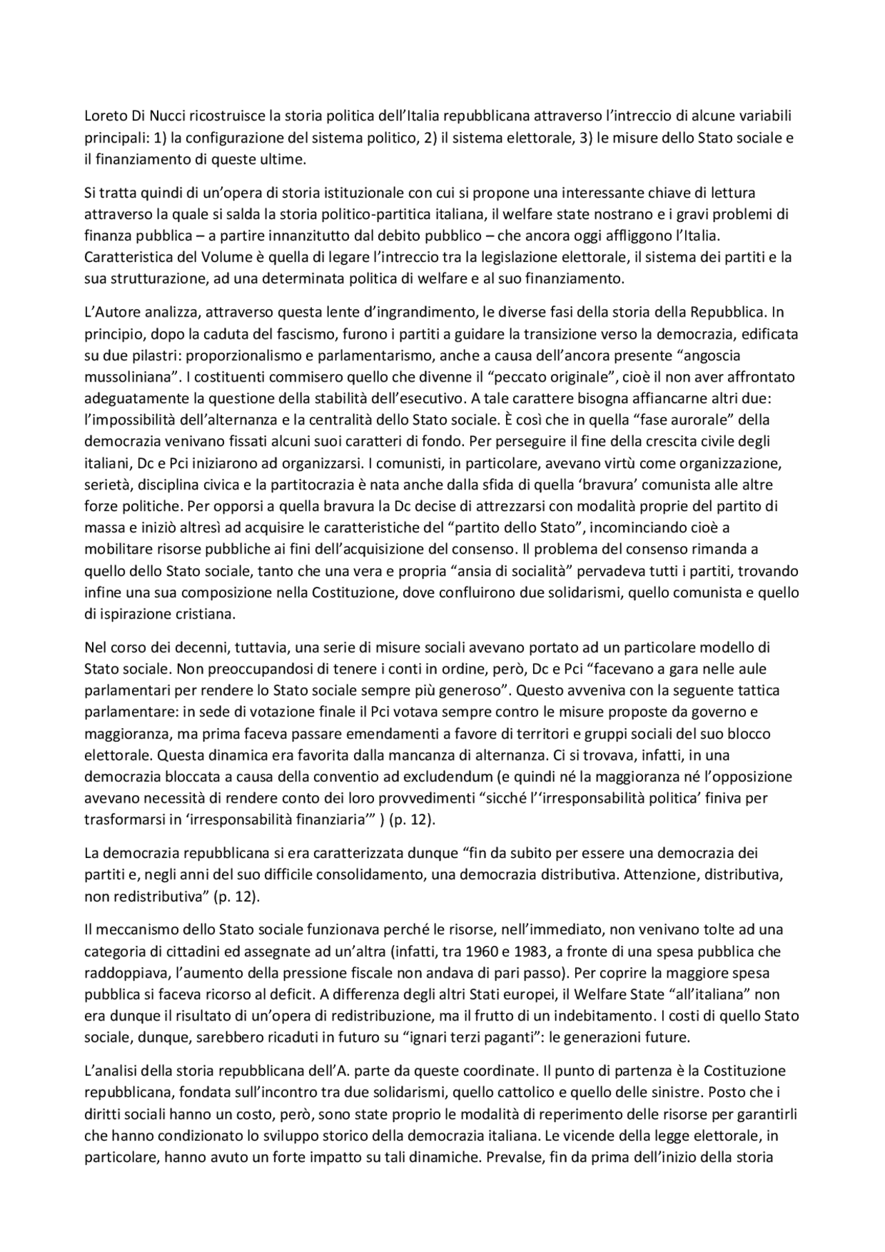 Democrazia Distributiva Docsity