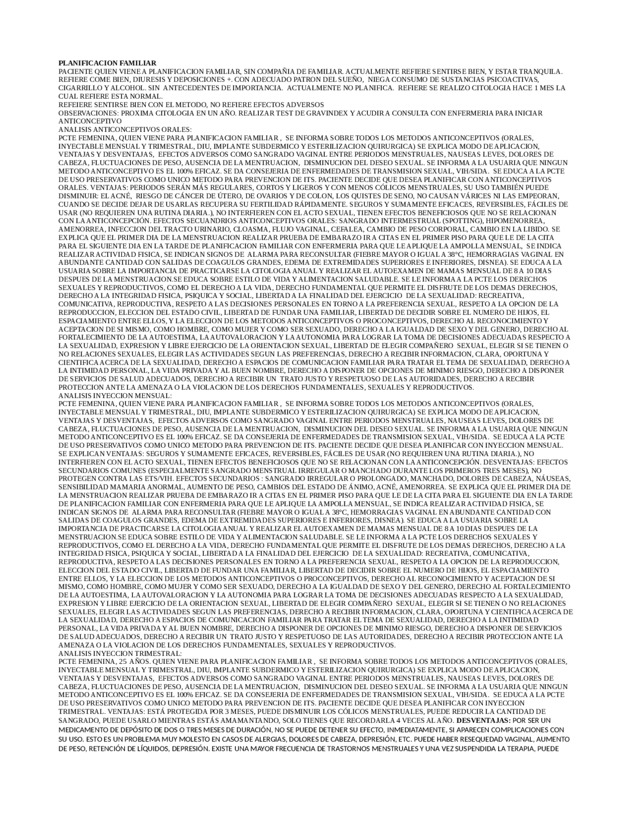 Planificacion Familiar Docsity