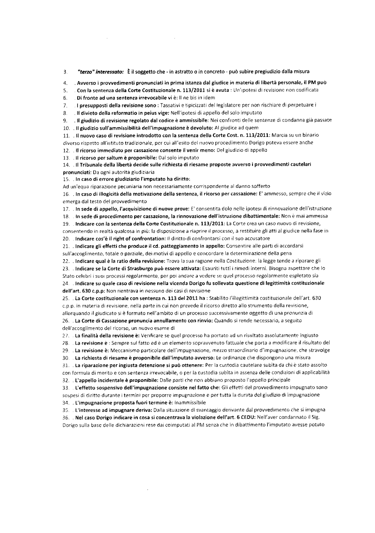 Procedura Penale Test Docsity