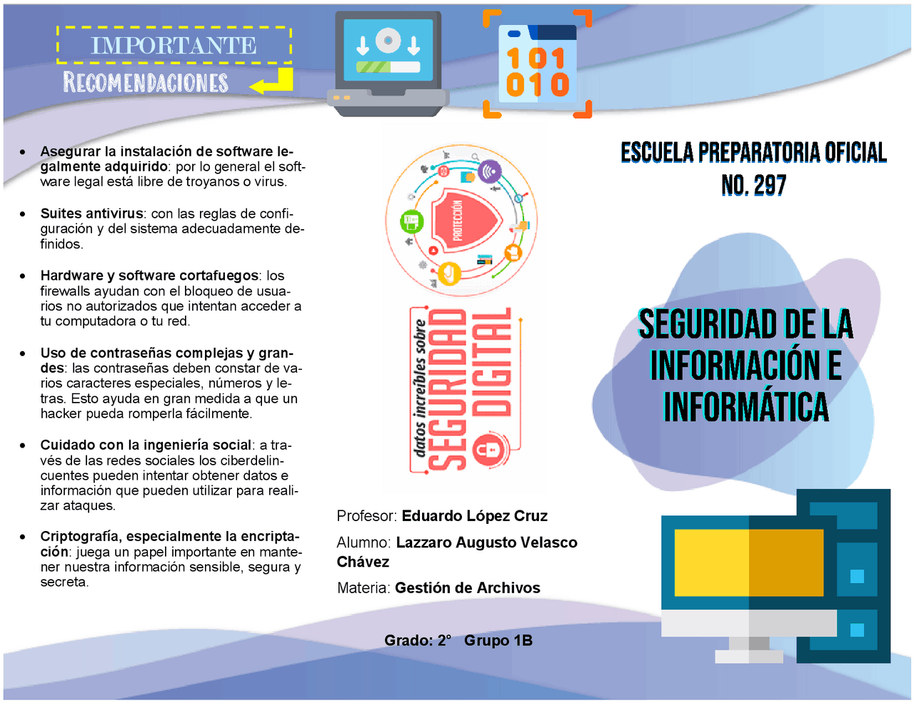 Seguridad de la Información e Informatica | Apuntes de Tecnologías de ...