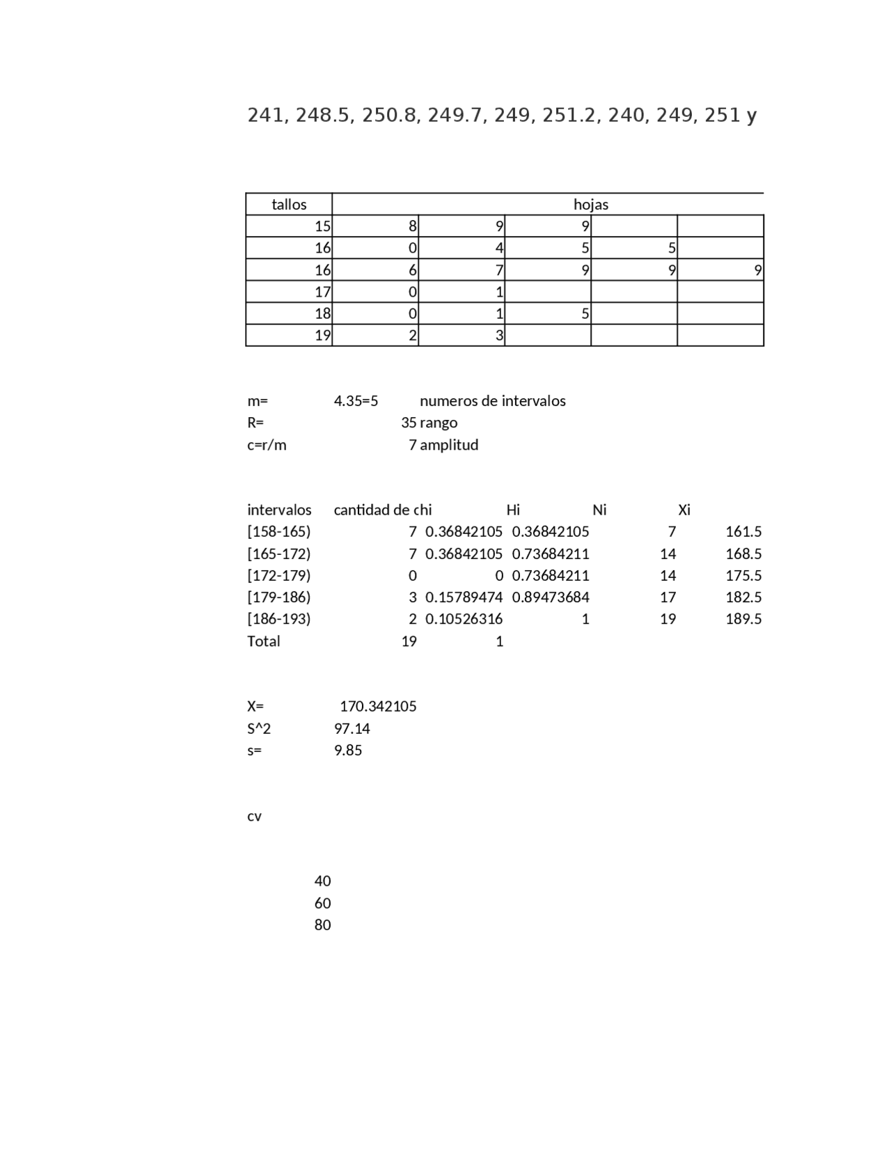 Ejercicios metodos numericos realizados - Docsity