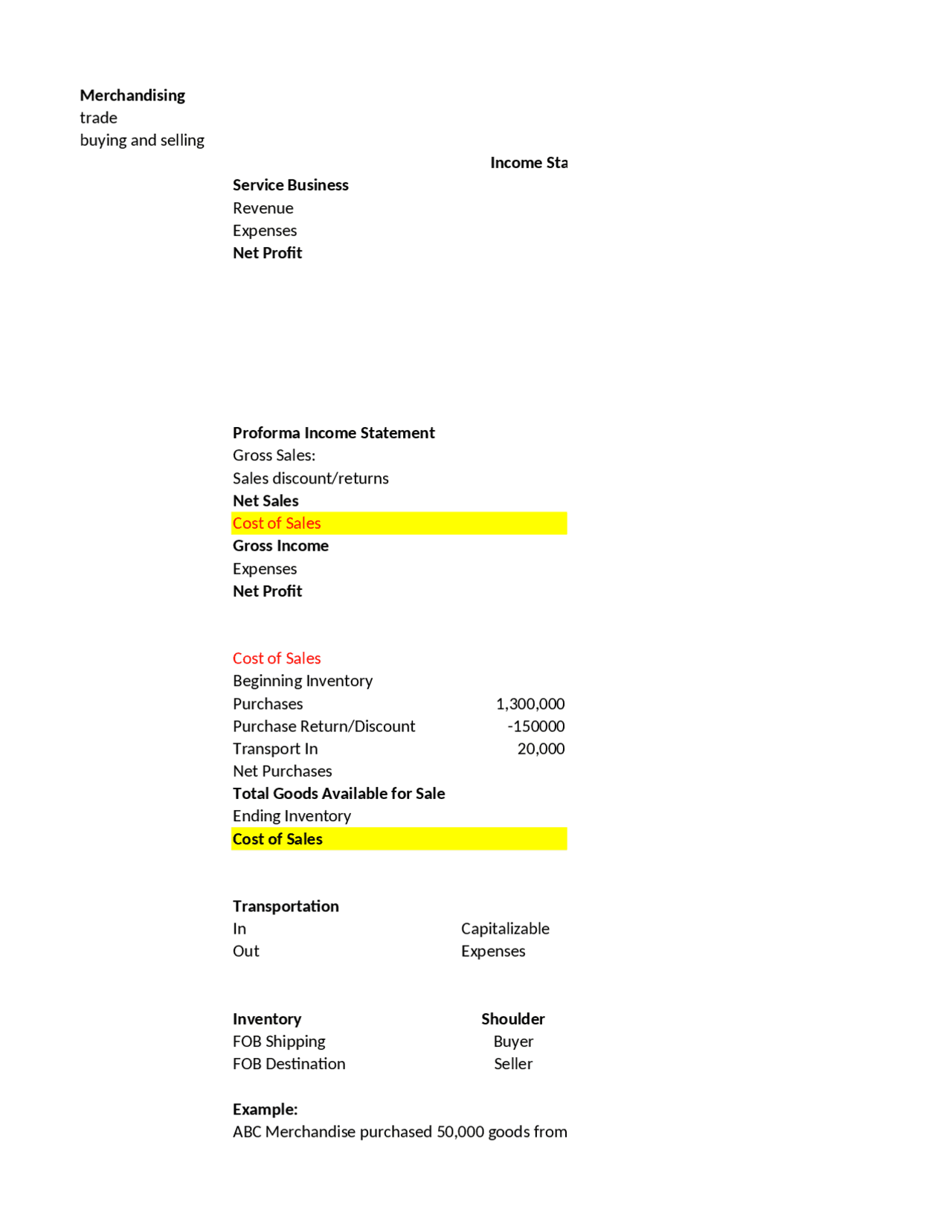 Merchandising merchandising worksheetmerchandising ...