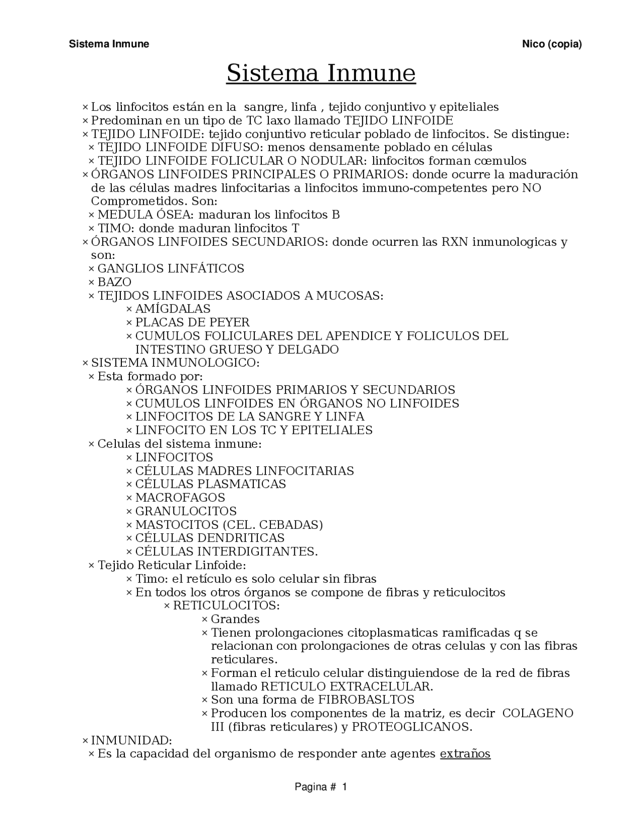 Sistema Inmune Histología Ross Resúmenes De Histología Docsity