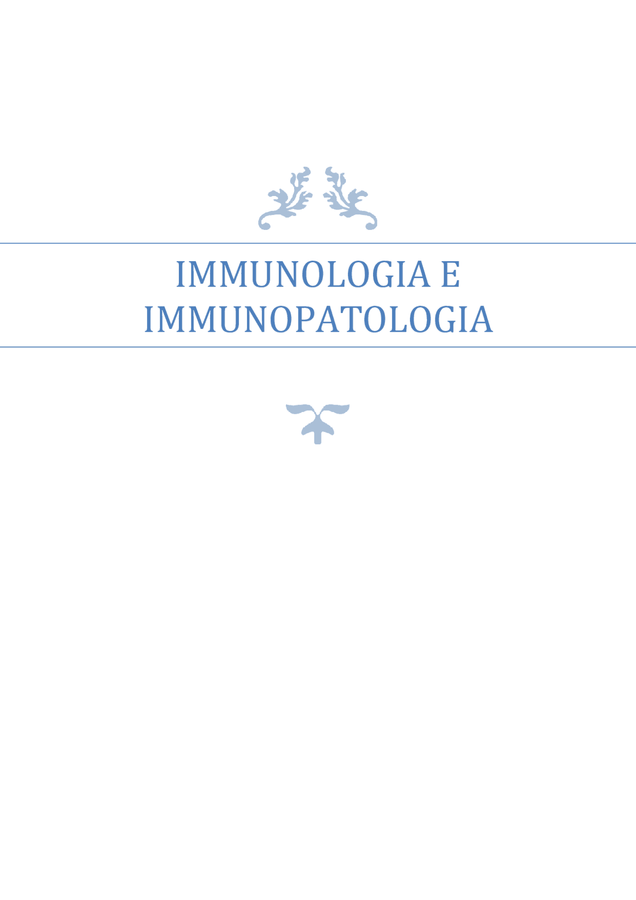 Immunologia E Immunopatologia Appunti Docsity