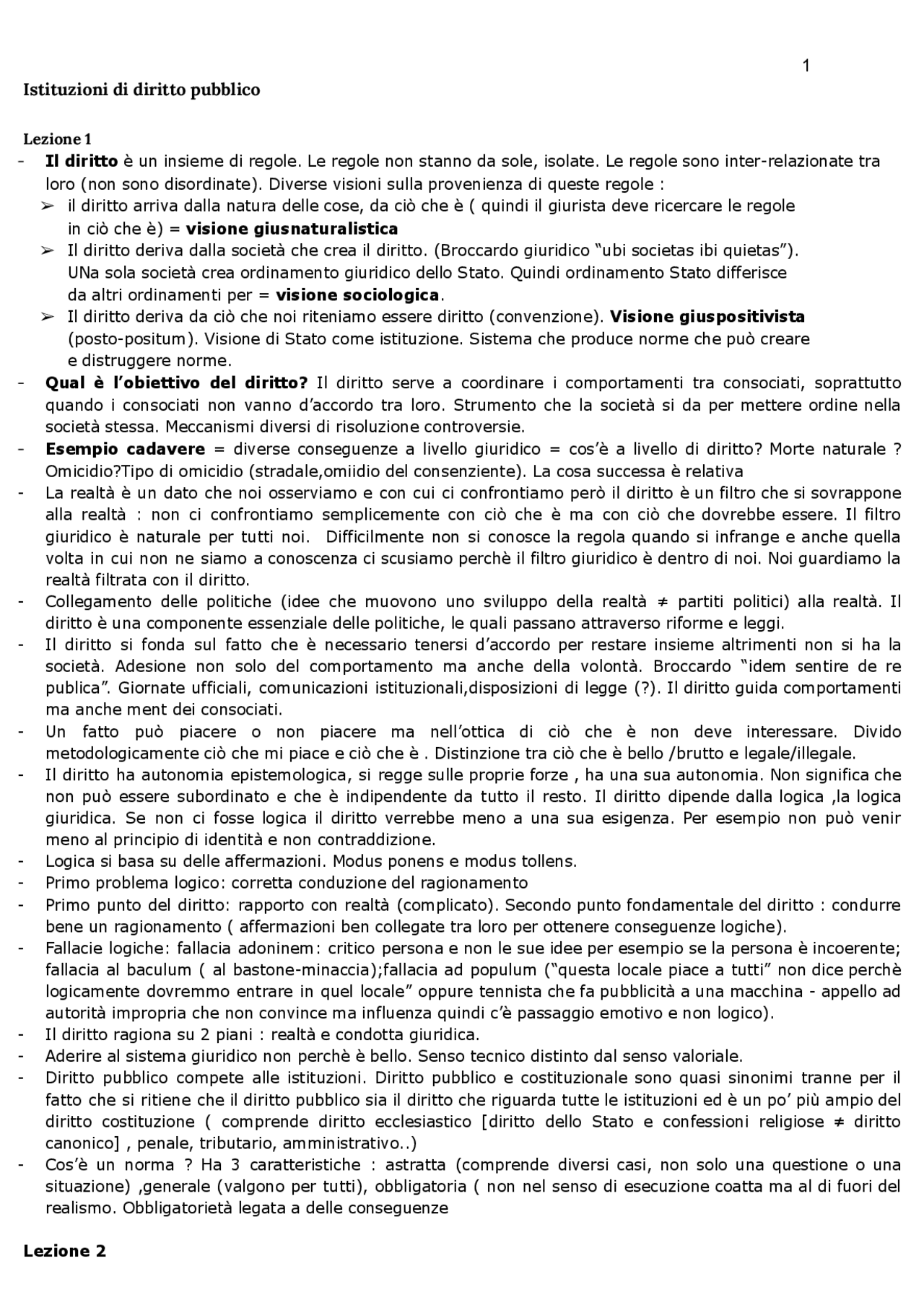 Appunti Di Diritto Pubblico Docsity