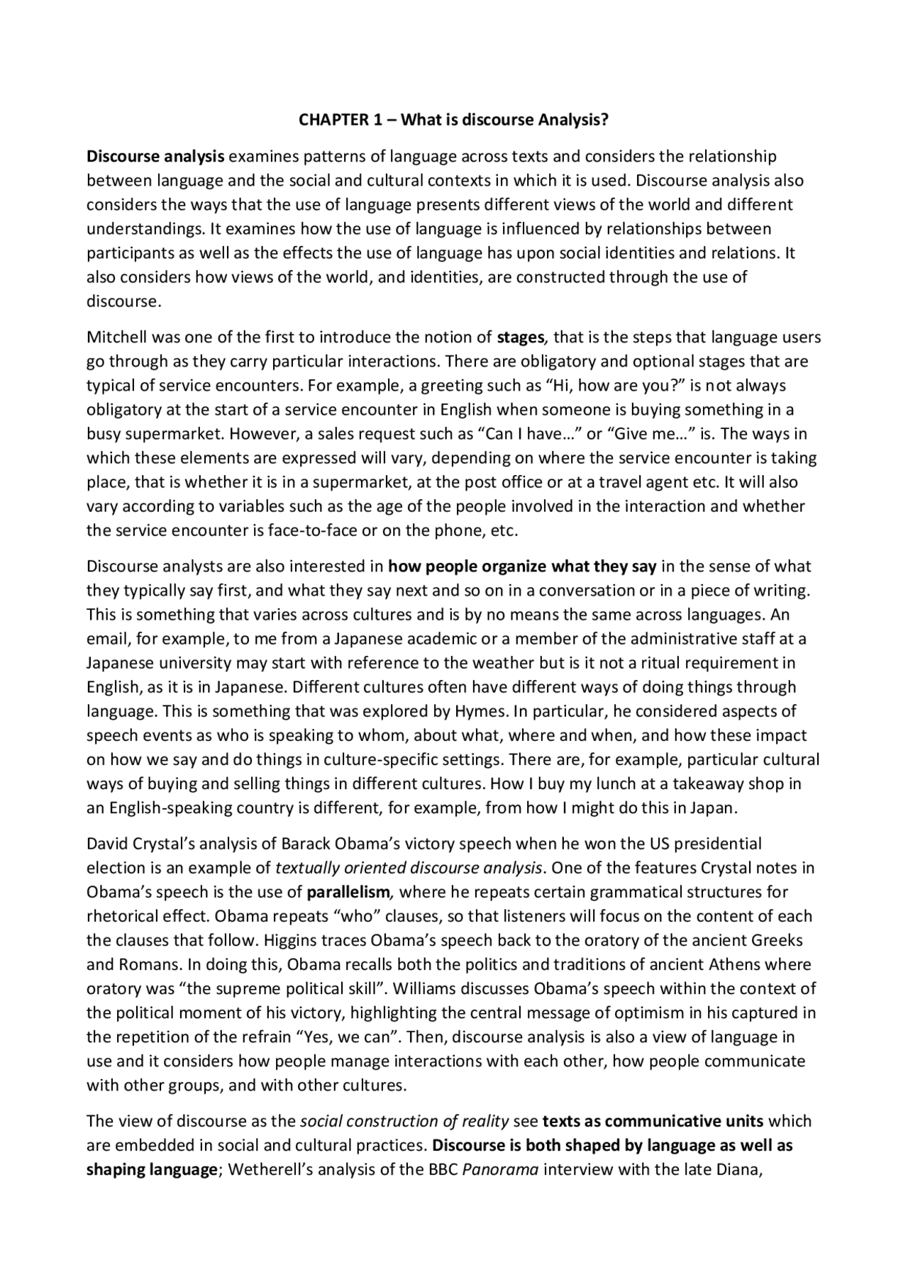 Slides Pdf Inglese Dettagliate Docsity
