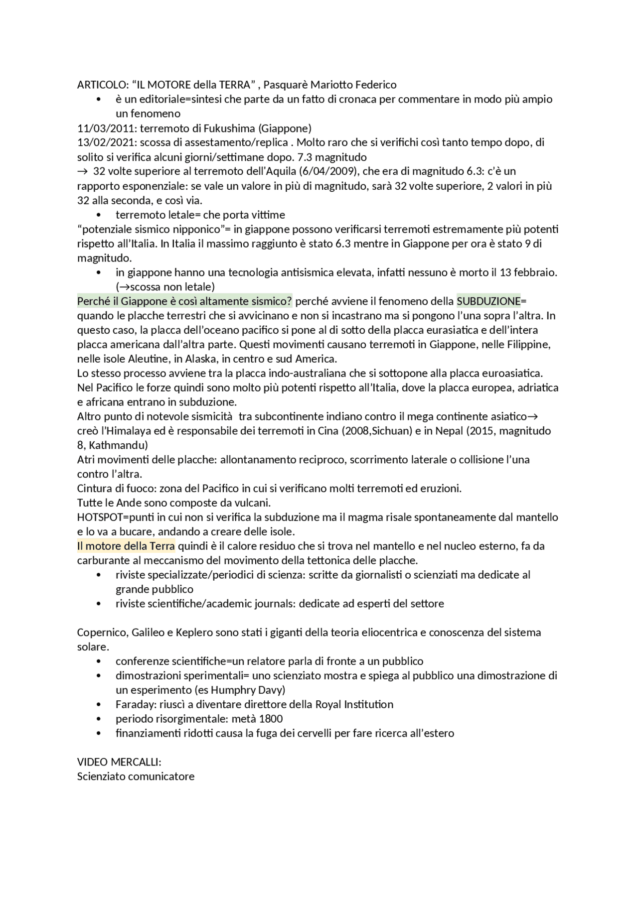 Lezioni Comunicazione Delle Emergenze Ambientali Docsity
