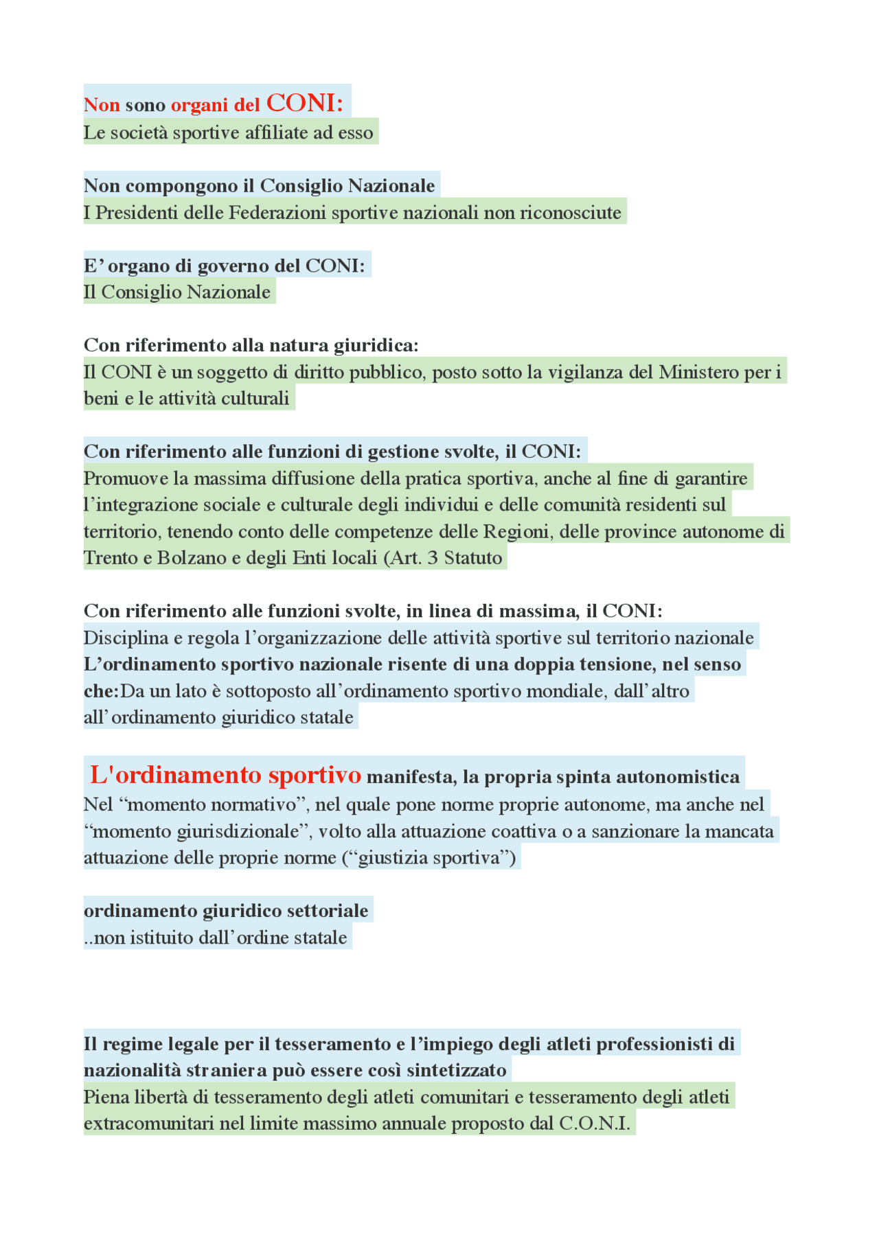 Test Di Autovalutazione Docsity