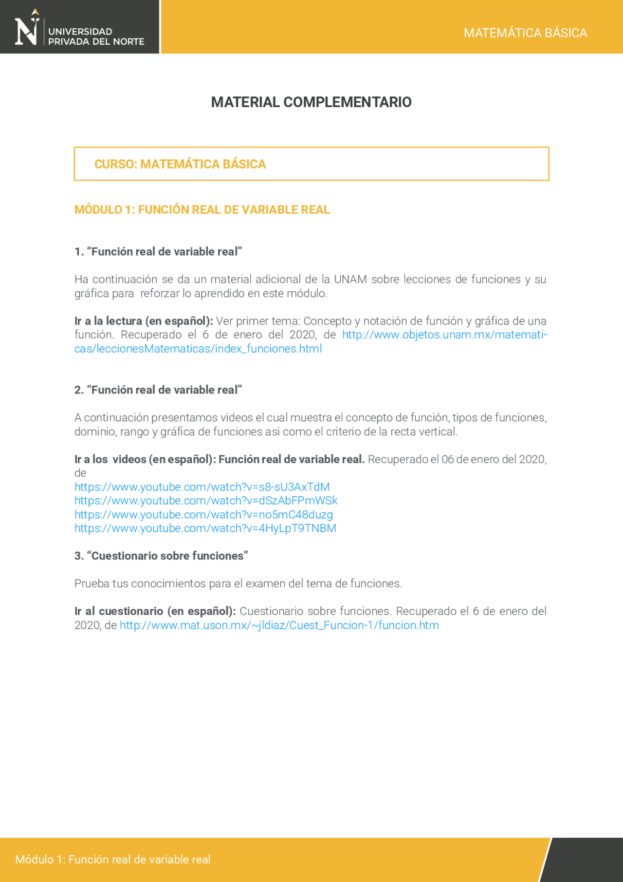 Matemática básica-Material complementario - Docsity