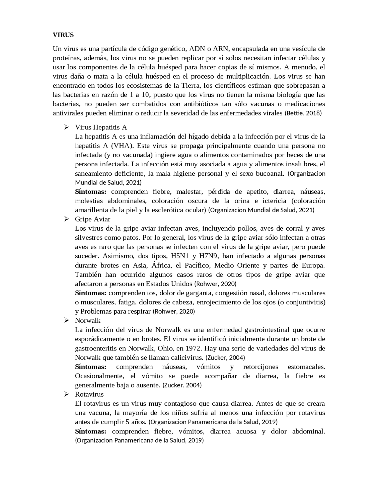 Virus Apuntes De Toxicología Docsity