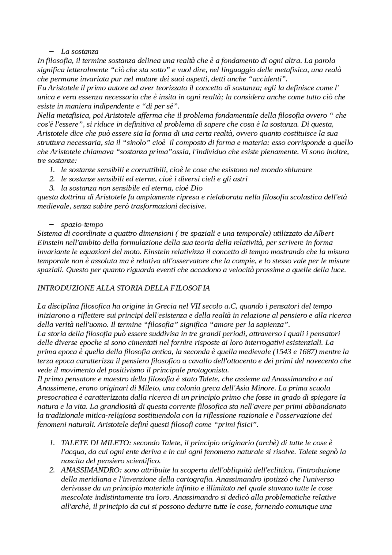 Storia Della Filosofia Della Mente Docsity