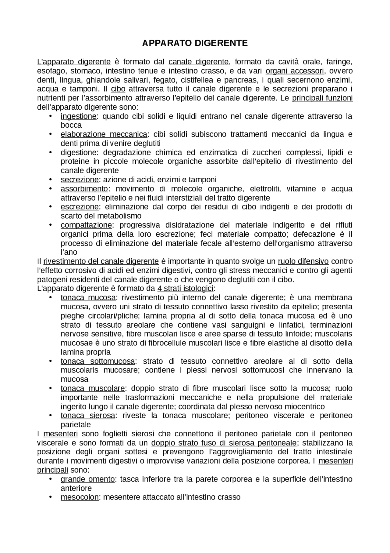 Appunti Anatomia Scienze Infermieristiche Docsity