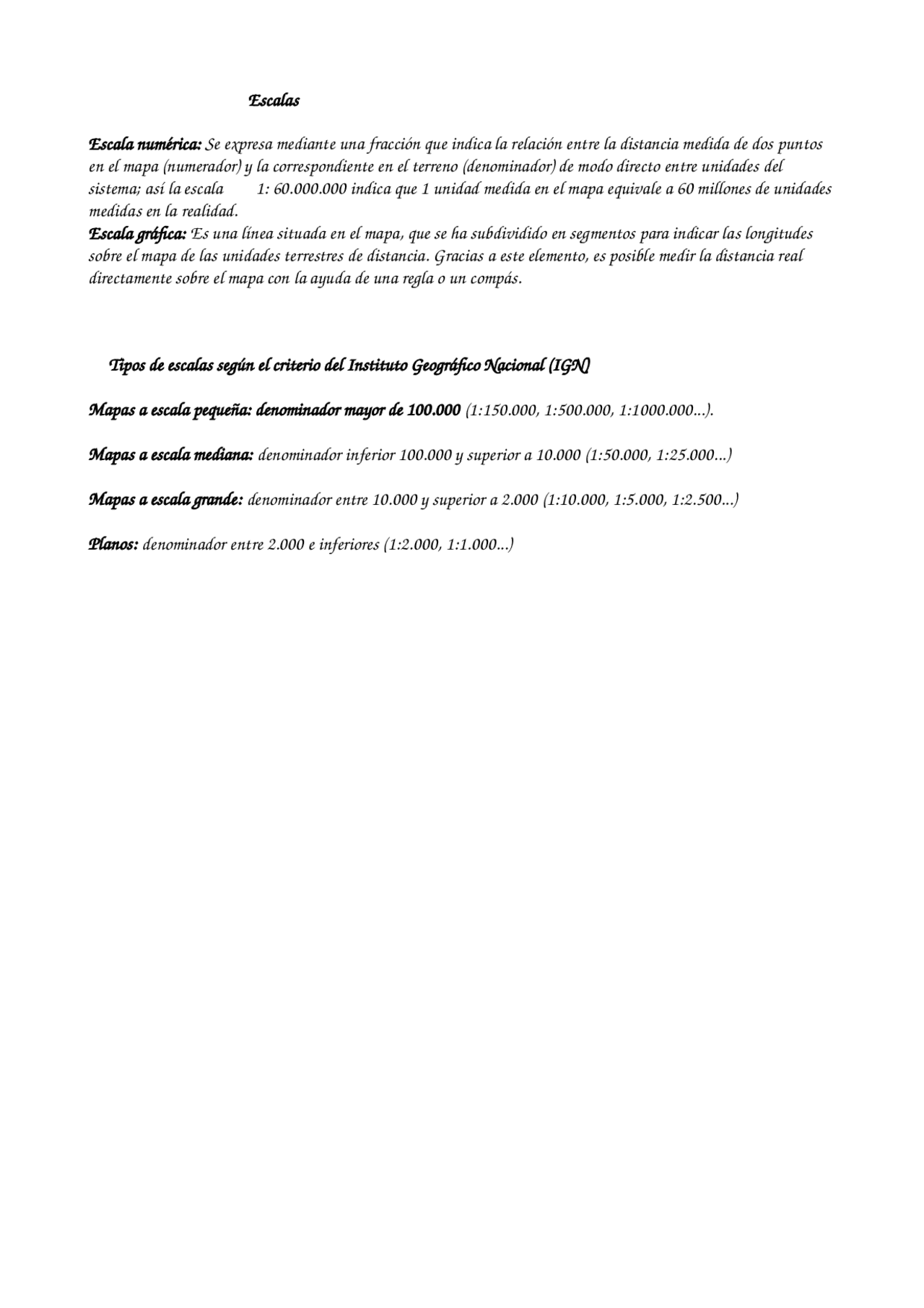 Explicación De Escalas Docsity
