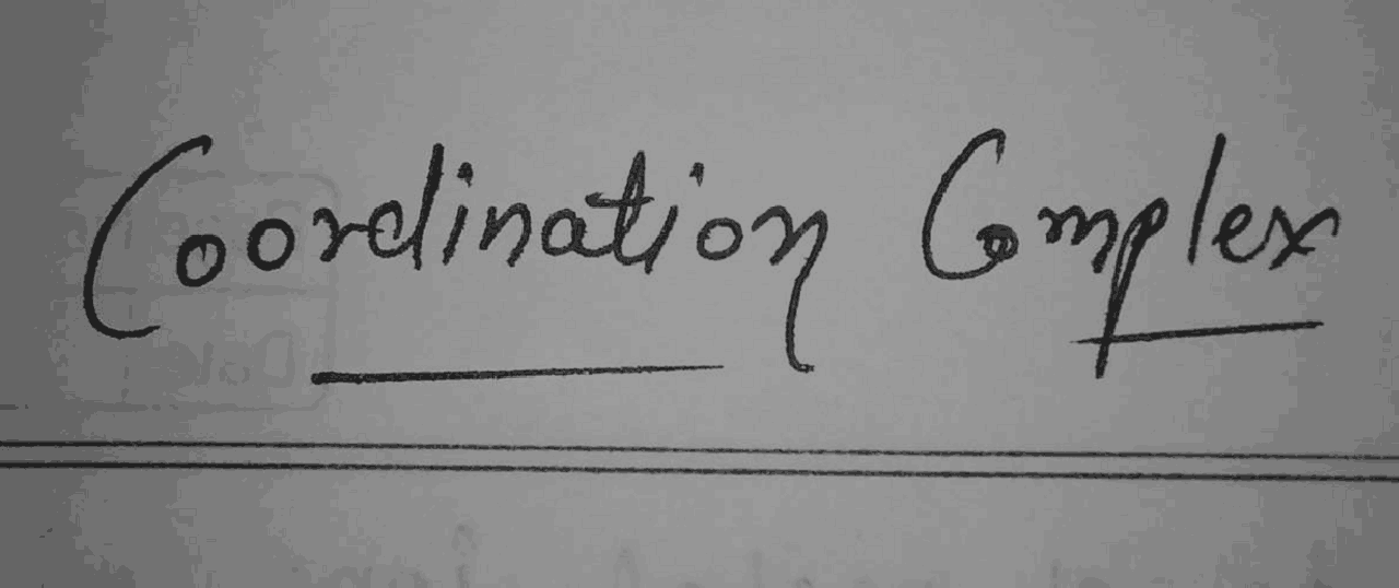Coordination Compounds Docsity