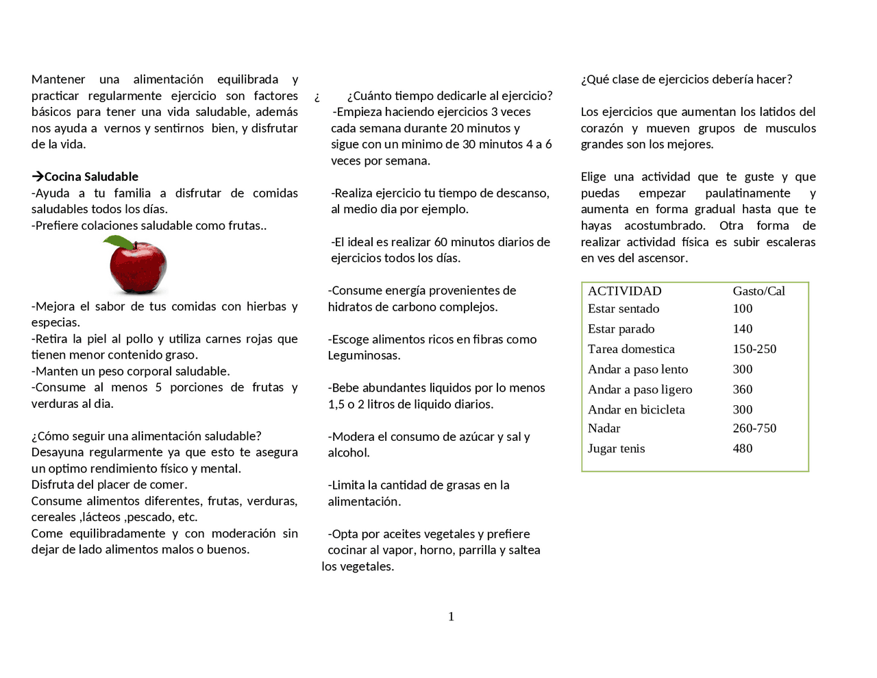 Alimentación Saludable Docsity