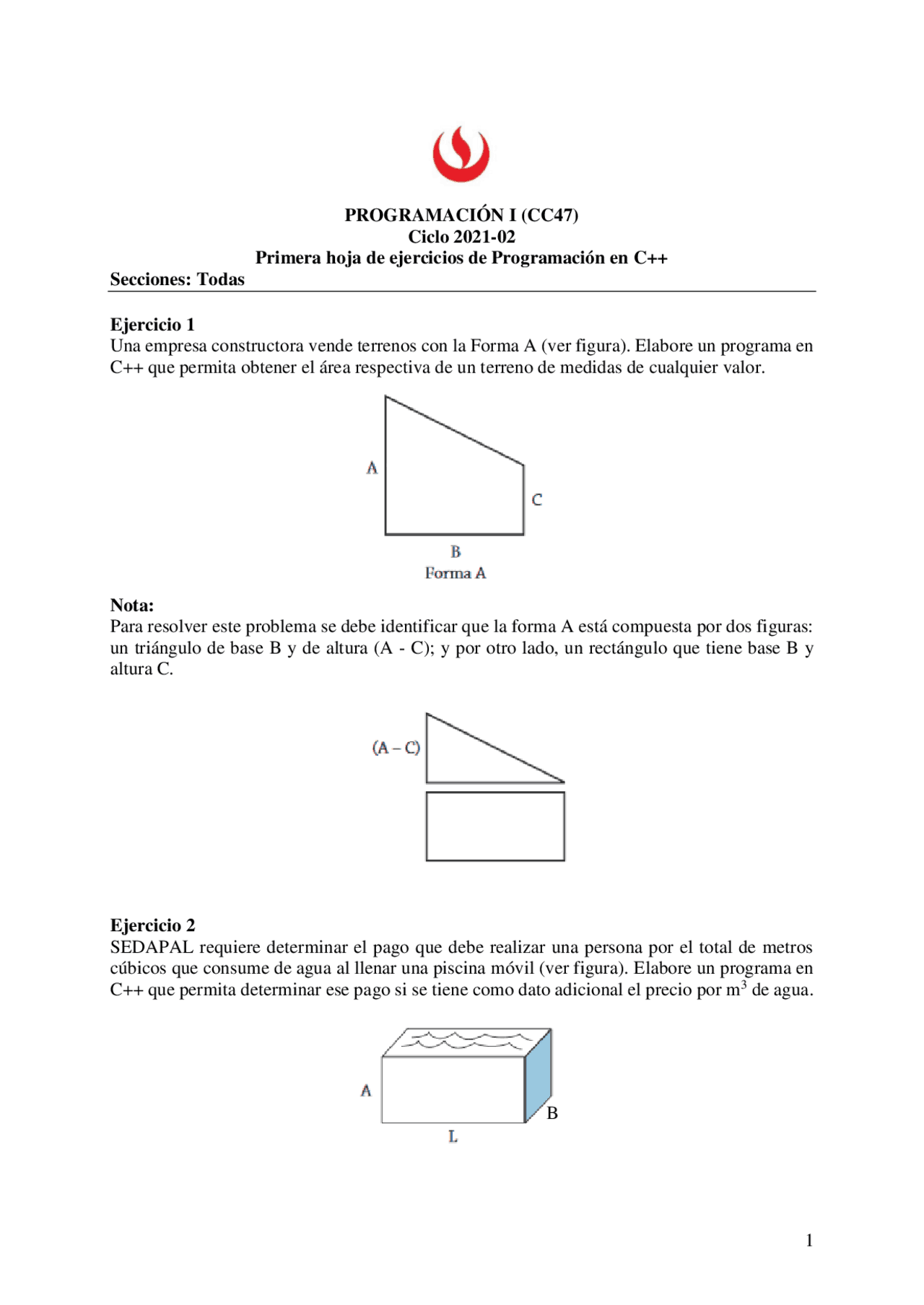 Ejercicios De Programacion En C Docsity