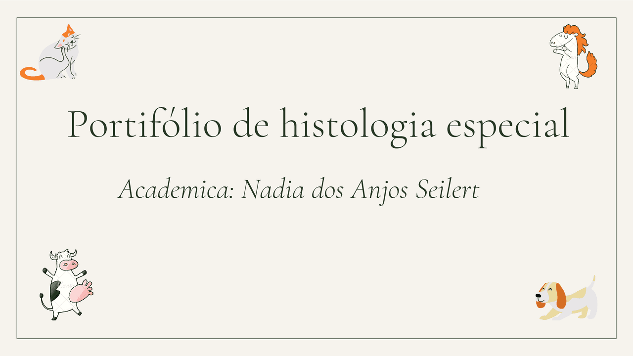 Portfólio De Histologia Docsity
