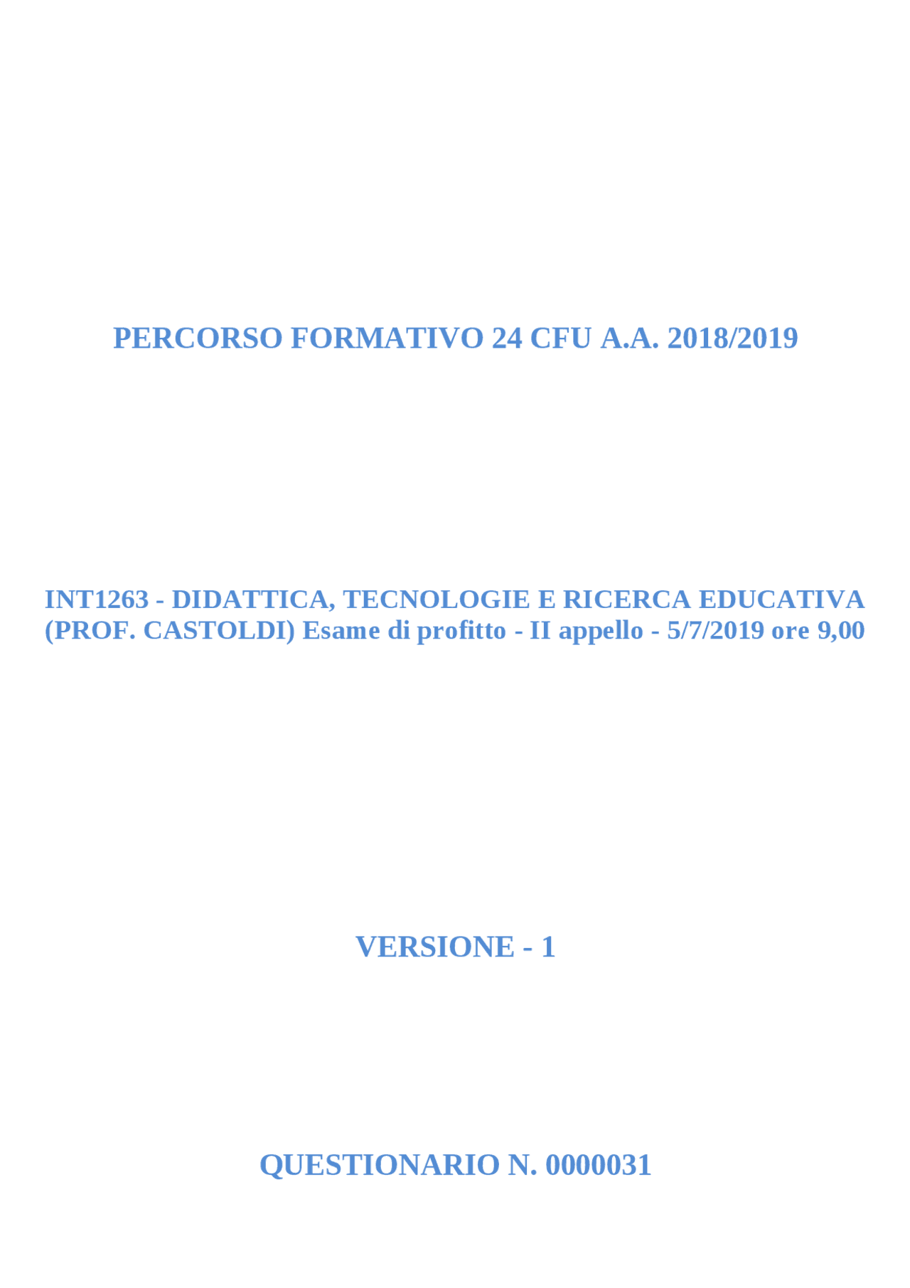 Didattica Dellapprendimento Docsity