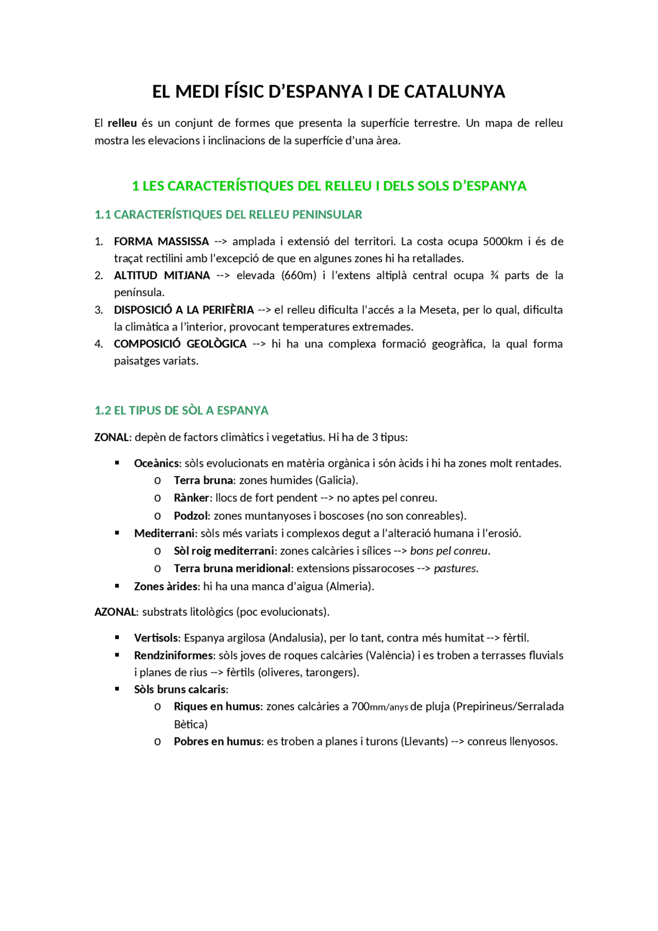 Geografia Unitat 1 En Català Docsity