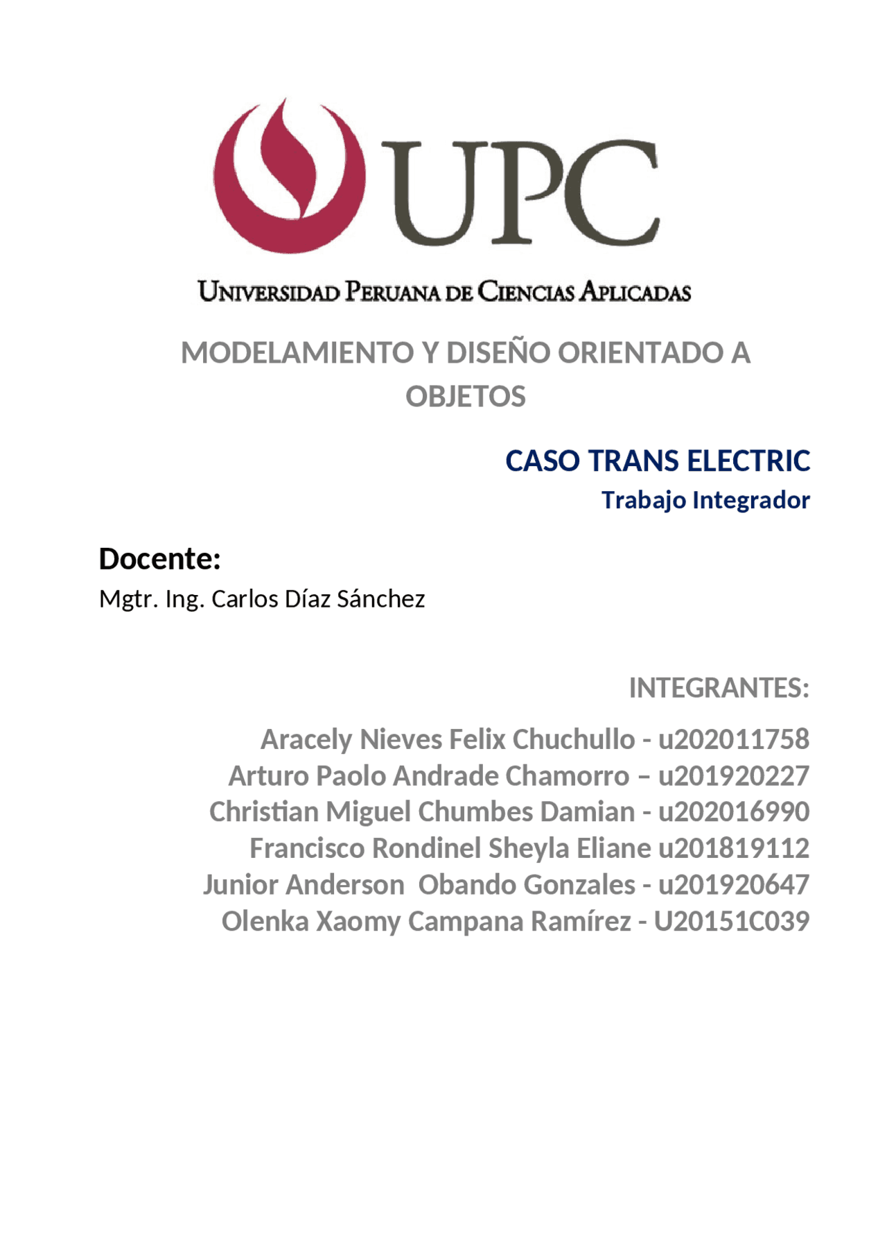 Proyecto Integrador Como Guia Docsity